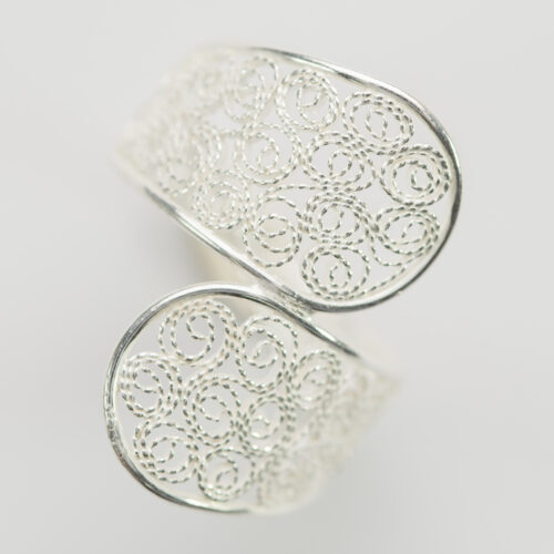 Daisy flower ring - Saliba Filigree