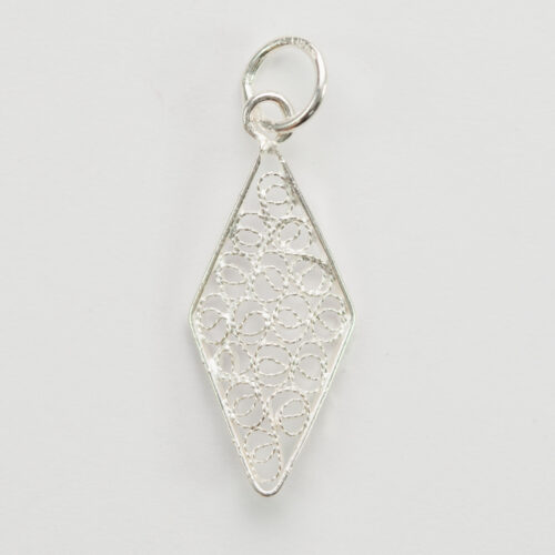 Daisy flower pendant - Saliba Filigree